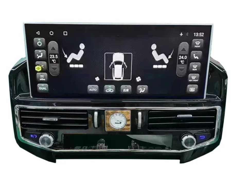 12.3β Android Car Radio Navigation Multimedia Auto Head Unit Monitor with Clock, for Land Cruiser LC200 2008-2015 Original car with Screen Version