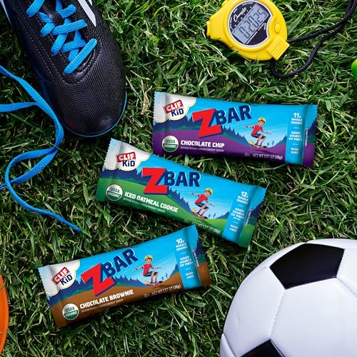 CLIF Kid Zbar - Variety Pack - Soft Baked Whole Grain Snack Bars - USDA Organic - Non-GMO - Plant-Based - 1.27 oz. (18 Count)