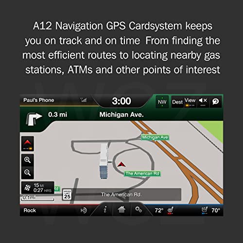 for Ford A12 SD Navigation Card|GM5T-19H449-AF|A12 Navigation SD Card Support US and Canada System Map Update 2022 Latest Maps
