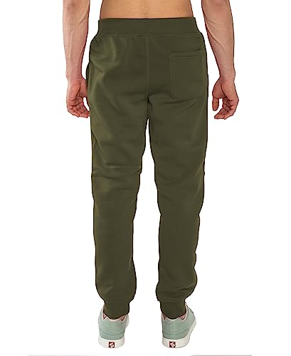 Southpole Men's Basic Active Fleece Jogger Pants-Regular and Big & Tall Sizes, OV (A), 3XL