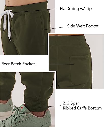 Southpole Men's Basic Active Fleece Jogger Pants-Regular and Big & Tall Sizes, OV (A), 3XL