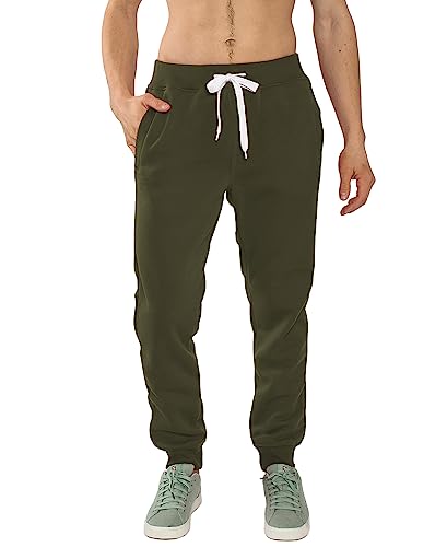 Southpole Men's Basic Active Fleece Jogger Pants-Regular and Big & Tall Sizes, OV (A), 3XL