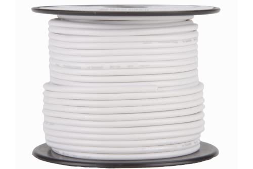 Audiopipe 14 GA Gauge 100' White Car Audio Home Primary Wire