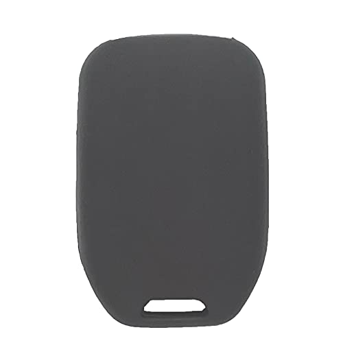 WEIBISS 2 Pack Soft 5 Buttons Soft Silicone Smart Key Fob Cover Case Protector for 2019 2020 2021 Chevrolet Chevy Silverado GMC Sierra 1500 2500HD 3500HD HYQ1EA 13529632 13591396, Black