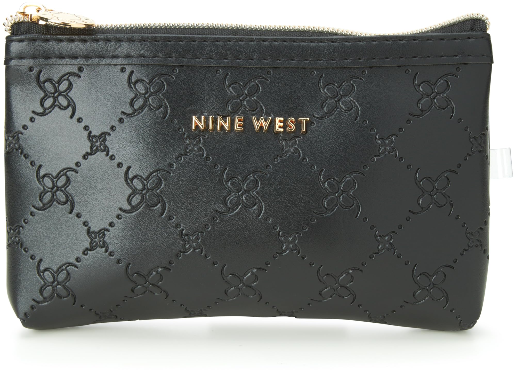 Nine West Women's Toiletries Bag - Travel Makeup and Toiletries Matching Accessories Set - Makeup Organizer Case Set, Size One Size, Black