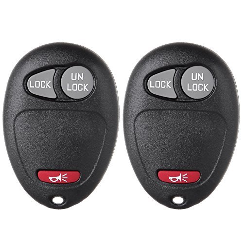 ECCPP 2X Key fob Replacement for Chevy Colorado Venture for GMC Canyon for Hummer H3 H3T for Isuzu i-280 i-290 I-350 i-370 L2C0007T 9364556-4575 10335582-315MHZ