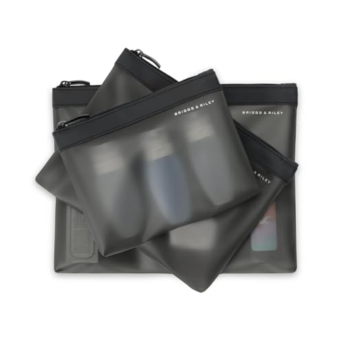 Briggs & Riley Travel Essentials, Black 3, Pouch, 3 pc. Set