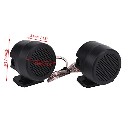 Outdoor Car Speakers 12V 500W Car Round Super Power Loud Audio Speaker Tweeter Loudspeaker Car Audio Surface Mounted for Car Truck Boat 2PCS