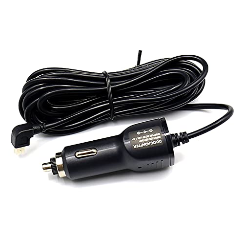 Pruveeo Car Charger Power Cord Adapter for D90 D30 Dash Cam