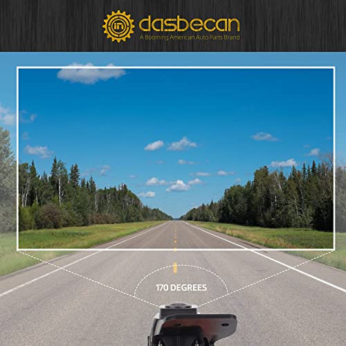 Dasbecan Rear View Backup Camera Compatible with Chevy Silverado GMC Sierra 2007-2014 Replaces 20837341 20986601 23146157 Parking Assist Camera