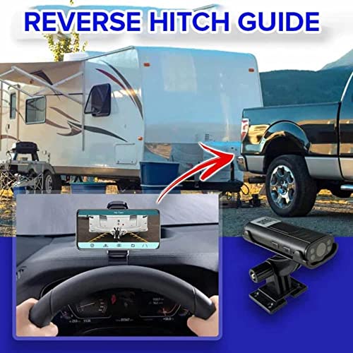 Rvstrailer Wireless Backup & Hitch Camera, Wireless Backup Camera for Trucks, Wireless Backup Camera for Car Excellent Night Vision