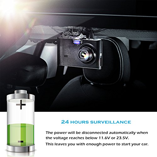 Dash Cam Hardwire Kit, Mini USB Hard Wire Kit Fuse for Dashcam, Plozoe 12V-24V to 5V Car Dash Camera Charger Power Cord, Gift 4 Fuse Tap Cable and Installation Tool(11.5ft