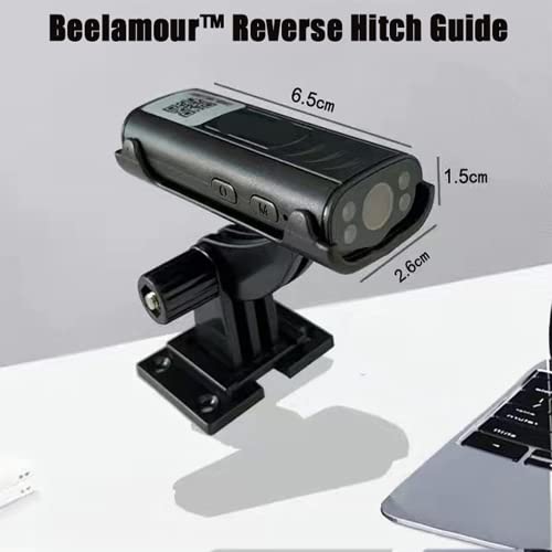 RVsTrailer™ Reverse Hitch Guide Camera Magnetic Wireless Backup & Hitch Camera Cam Reverse Camera Set (Camera + Holder + USB Cable + Instructions)