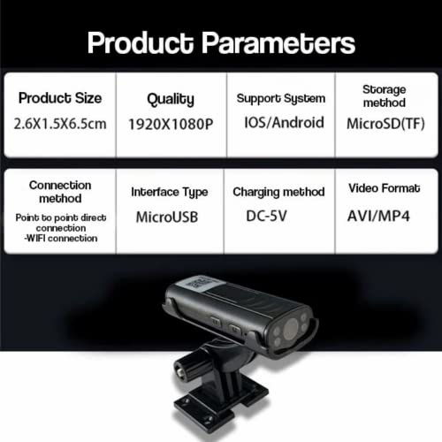 RVsTrailer™ Reverse Hitch Guide Camera Magnetic Wireless Backup & Hitch Camera Cam Reverse Camera Set (Camera + Holder + USB Cable + Instructions)