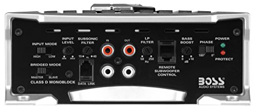 BOSS Audio Systems AR3000D Class D Car Amplifier - 3000 Watts, 1 Ohm Stable, Digital, Monoblock, Mosfet Power Supply