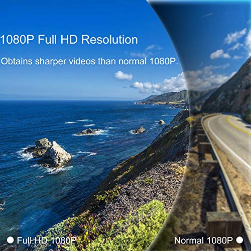 Dash Cam Front 1080P FHD, GOODTS Car Camera with 2.45 Inch Screen, Mini Dash Camera for Cars, Dashboard Camera with 170° Wide Angle, G-Sensor, Parking Monitor, Loop Recording