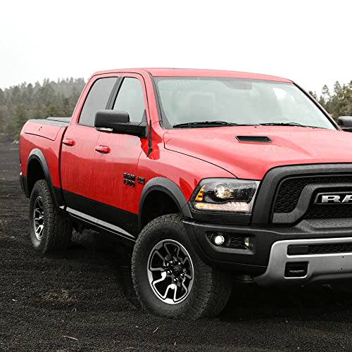 KSaAuto Short Antenna for Dodge Ram 1500 2500 3500 2009-2023, Truck Dodge Ram 1500 Antenna Replacement, 6.5 Inch Car AM FM Radio Dodge Ram 1500 Accessories