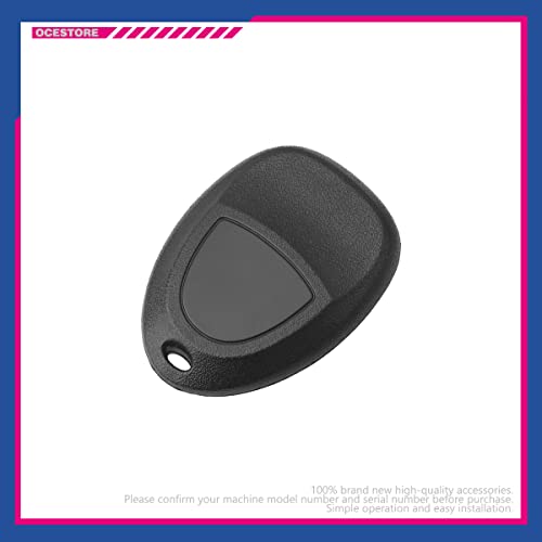 OCESTORE OUC60221 Car Key Fob Keyless Control Entry Remote OUC60270 4 Button Vehicles Replacement Compatible with DTS Lucerne Impala 15912859 (1PCS)