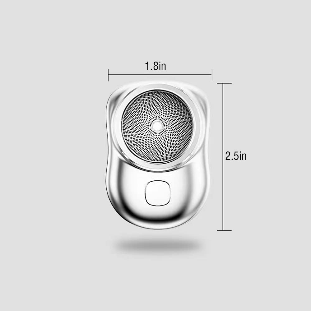 Mini-Shave Portable Electric Shaver, 2023 New Upgrade Mini Electric Razor Shavers for Men, Rechargeable Shaver Easy One-Button Use Suitable for Home,Car Travel,Father's Day,Mother's Day Gift