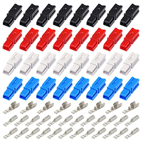 32PCS 4 Colors 30/45A Quick Connect Disconnect Power Connector Assortment Kit