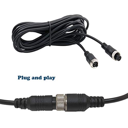 Collyon (50FT/15m) Car Video Systems,Backup Camera Cable,Backup Camera Extension CableShock Extension, AV Extension CableCCTV Rear View Camera,Car Video Extension Cable,Car Backup Monitoring System