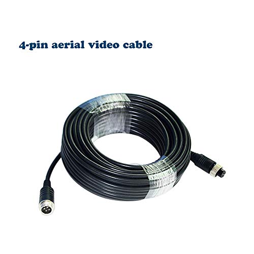 Collyon (50FT/15m) Car Video Systems,Backup Camera Cable,Backup Camera Extension CableShock Extension, AV Extension CableCCTV Rear View Camera,Car Video Extension Cable,Car Backup Monitoring System