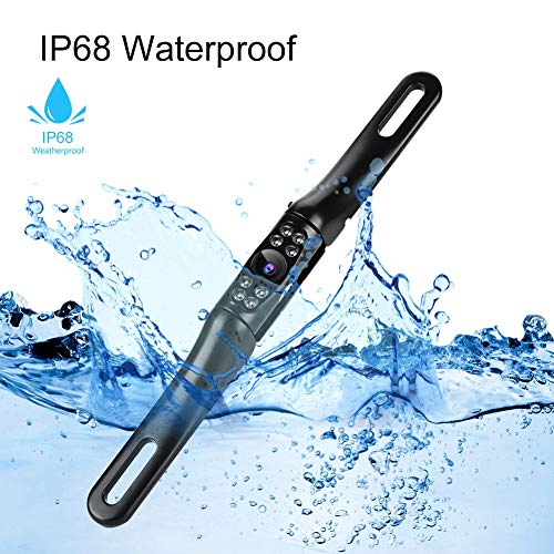 Rear View Camera, Backup View Camera Universal IP68 Waterproof 8 LED for Car