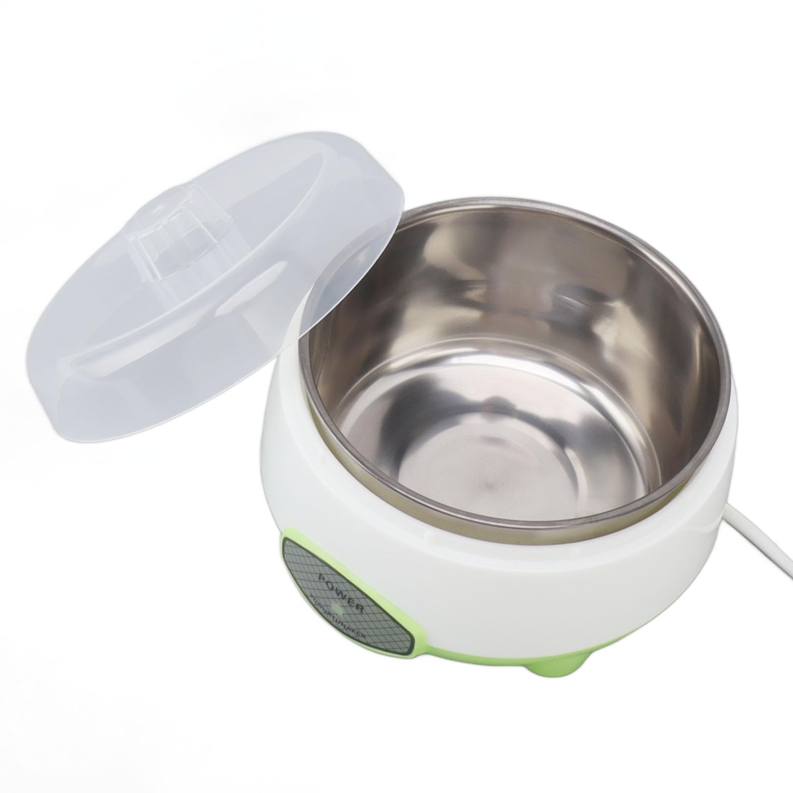 Dpofirs Yogurt Maker, Compact Greek Yogurt Maker Machine, 15W DIY Homemade Yogurt Maker with Efficient Uniform Heating for Home Organic Yogurt, Cheese Maker, Natto Maker, Gifts (US Plug