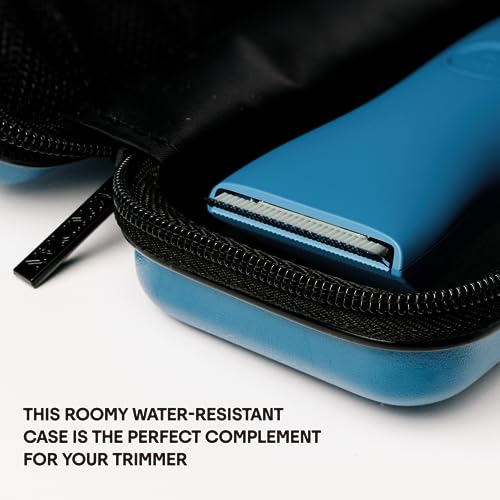 Meridian Hard Case Groin Trimmer Case for Men and Women Ocean Blue Hard Travel Storage Case Trimmers and Accessories - Case Only