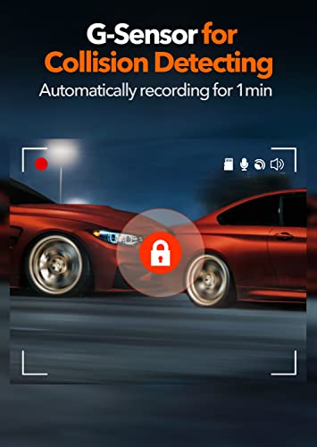 WOLFBOX 2.5K Dash Cam WiFi, 1600P Dash Camera for Cars, Full HD i03 Car Camera Front, Dashcam with Loop Recording, APP Control, Night Vision, 24 Hours Parking Monitor, Support 64GB Max