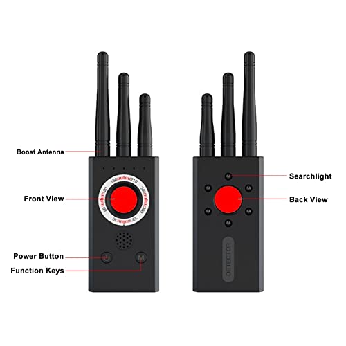 Anti Spy Detector,Hidden Camera Detectors, Bug Detector, Wireless Signal Infrared Scanner Camera Finder Tool, Bug Sweeper, Privacy Protector, for Home Office Hotel Bathroom, Gifts for Women Men