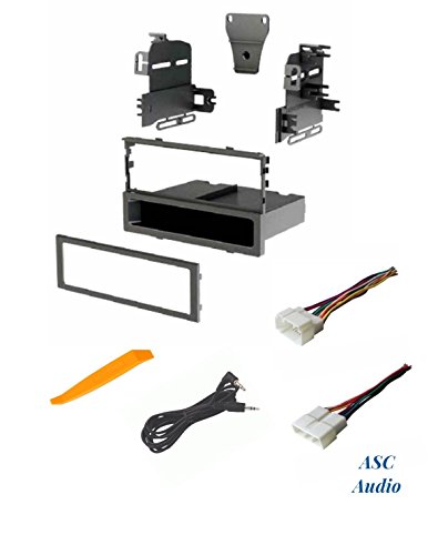 ASC Audio Car Stereo Dash Install Kit and Wire Harness for Installing an Aftermarket Single Din Radio for Select Acura Honda Vehicles - Compatible Vehicles Listed Below