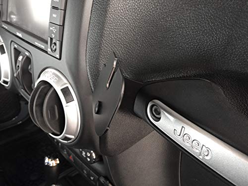 CHENDGE2 75WXST CB Radio Mic Mount Holder Passenger Grab Bar for Wrangler JK 2011-up