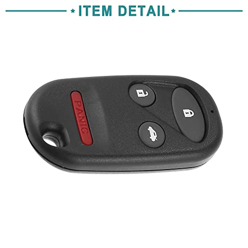 ACROPIX Keyless Entry Remote Fit for Honda Accord - Pack of 1 Black