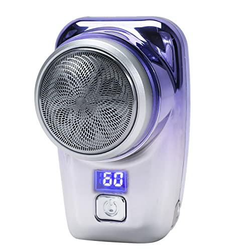 2023 Mini-Shave Portable Foil Shaver- Electric Razor for Men,Pocket Size Washable Razor USB Rechargeable Electric Shaver,Easy to Use Suitable for Boyfriend, Father, Father-in-Law, Travel Suit (Blue)