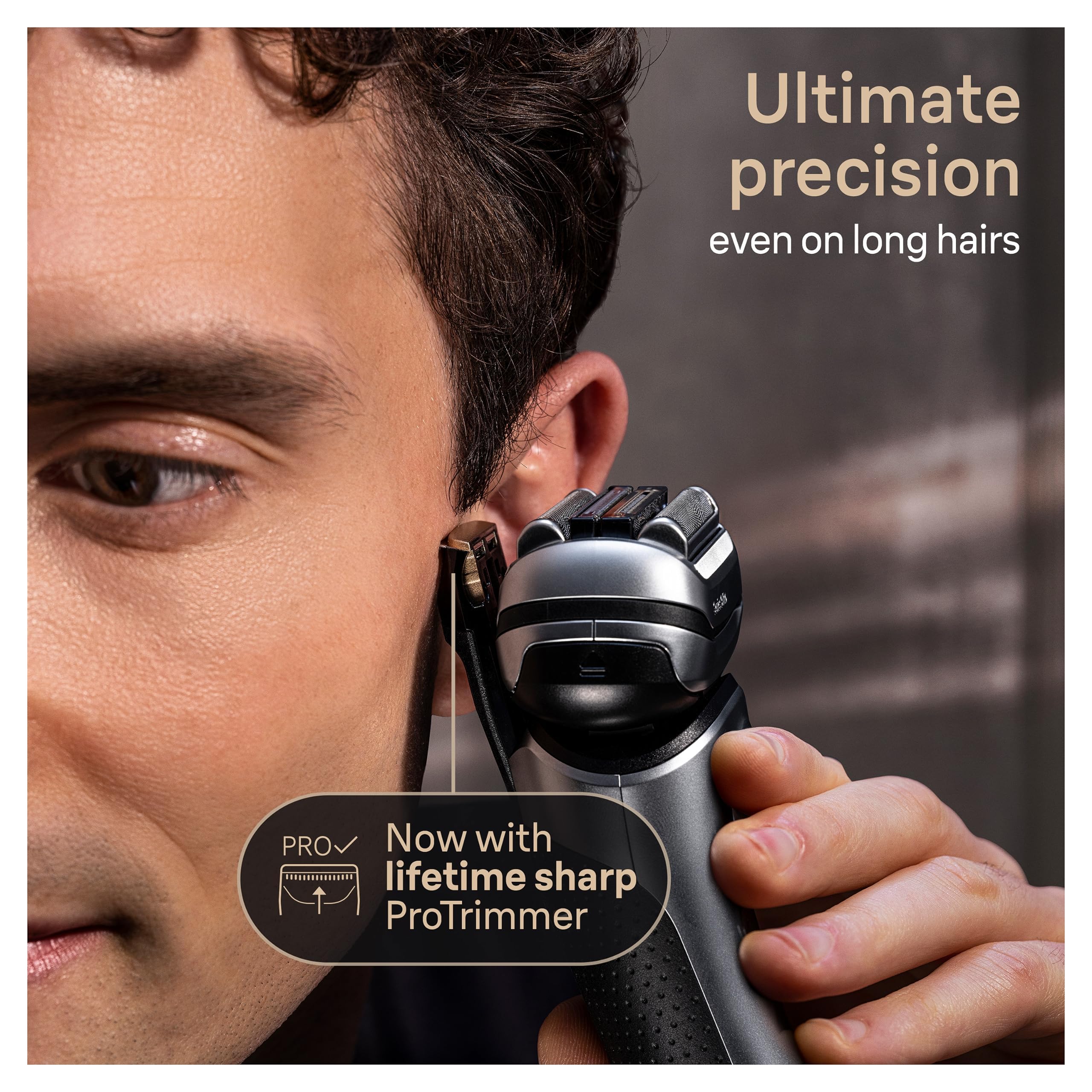Braun Series 9 PRO+ Electric Razor for Men, 5 Pro Shave Elements & Precision Long Hair Trimmer, 6in1 SmartCare Center, Wet & Dry Electric Razor for Smooth Skin with 60min Battery Runtime, 9567cc