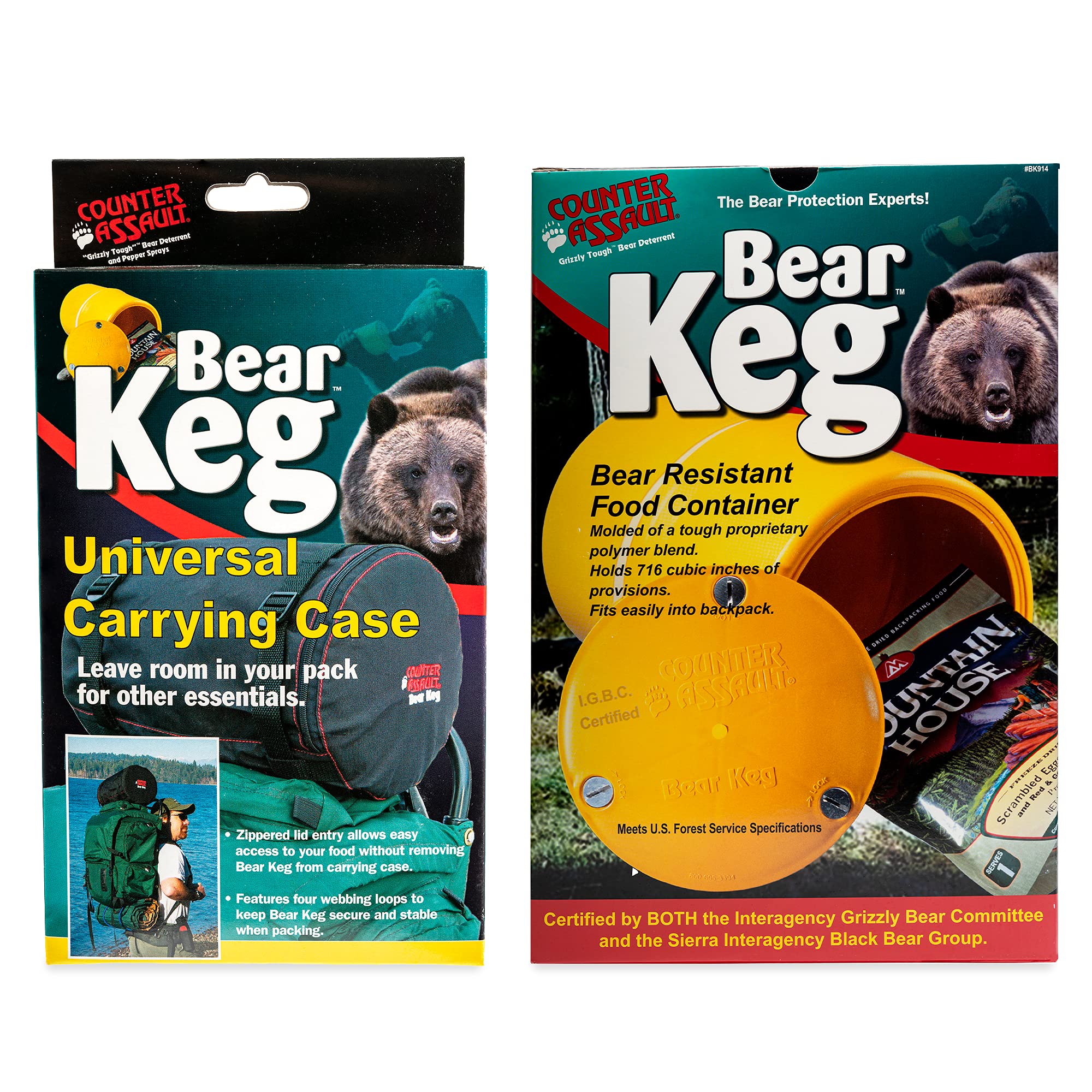 Yonune Counter Assault Bear Keg Direct Case with Universal Carrying Case