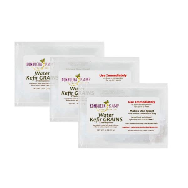 KOMBUCHA KAMP 100% Fresh Water Kefir Grains (1)