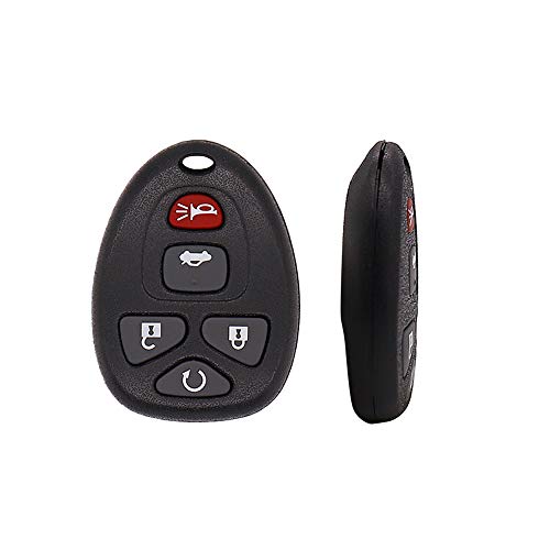 HARUMA Replacement Keyless Entry Remote Control Key Fob for GMC 07-14 Acadia Yukon for Buick 08-11 Enclave Lucerne for Chevrolet 07-14 Tahoe Suburban (OUC60270 OUC60221)