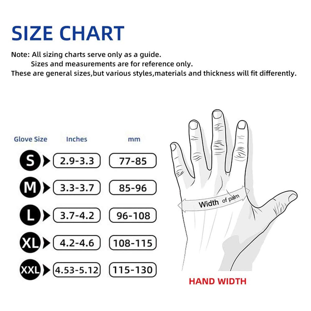Wostar Nitrile Disposable Exam Gloves Medium Powder & Latex Free 4mil 100pcs Non-Sterile Disposable Gloves