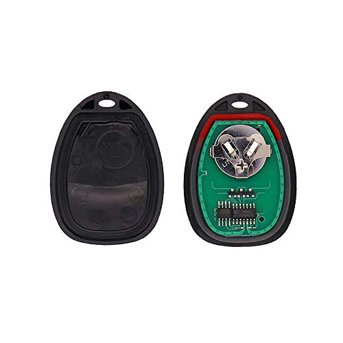 HARUMA Replacement Keyless Entry Remote Control Key Fob for GMC 07-14 Acadia Yukon for Buick 08-11 Enclave Lucerne for Chevrolet 07-14 Tahoe Suburban (OUC60270 OUC60221)