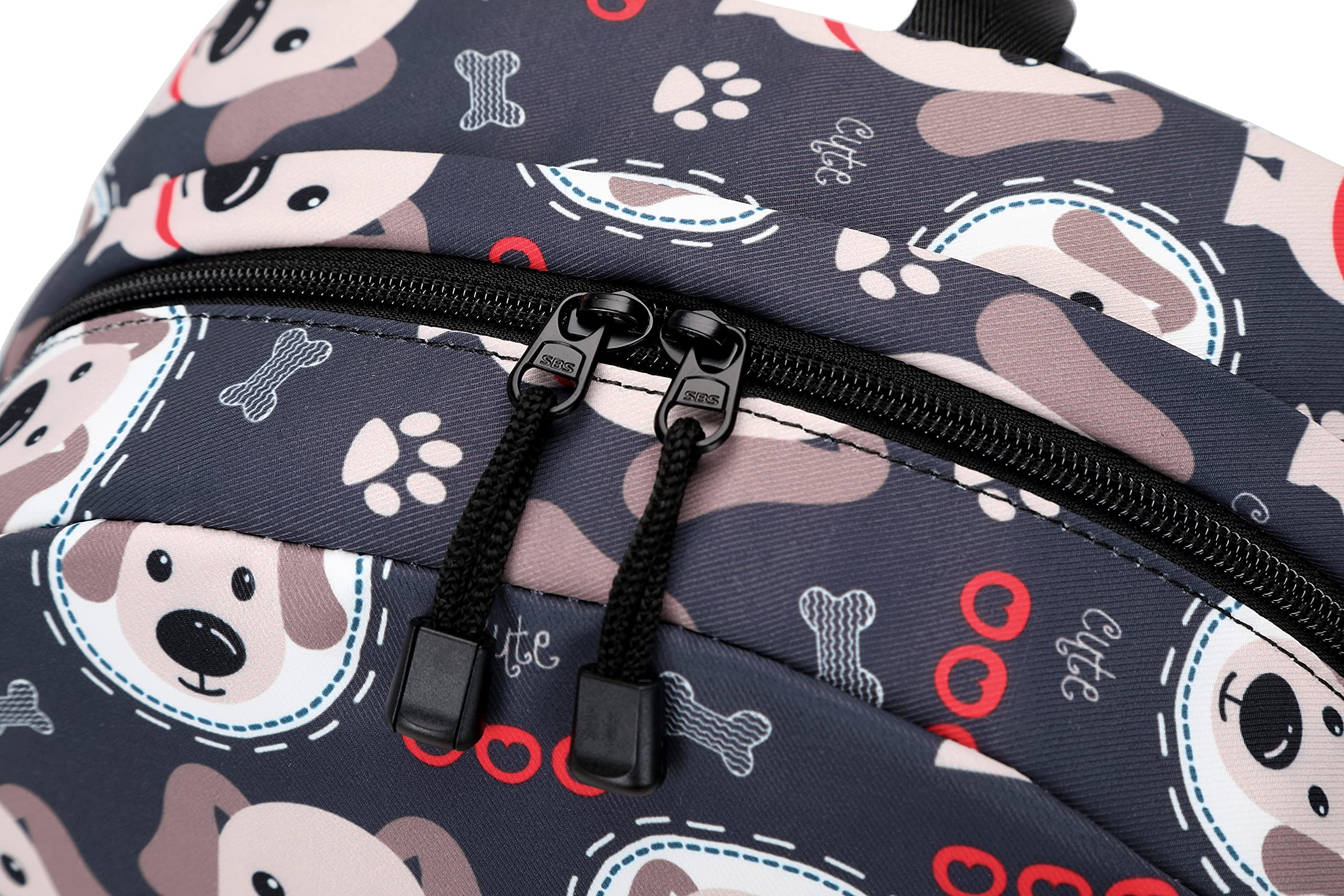 Wadirum Fashion School Backpack for Boy and Girl Weekend Travel Laptop Backpack Dog