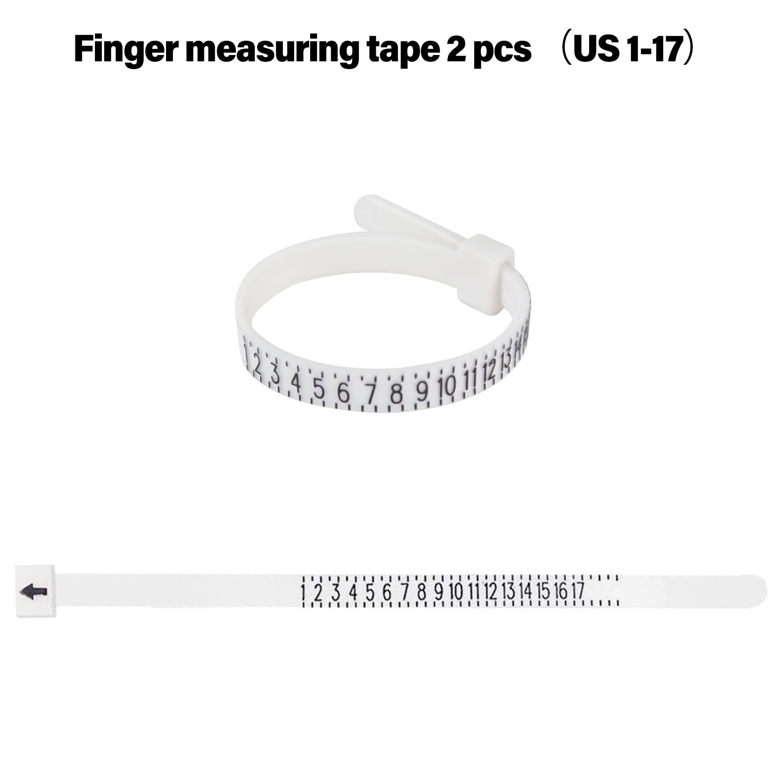Metal Ring Sizer Measuring Tool Set, US Ring Mandrel for Ring Making and Finger Measuring, Three Ways to Quickly Find The Right Size (4PCS)