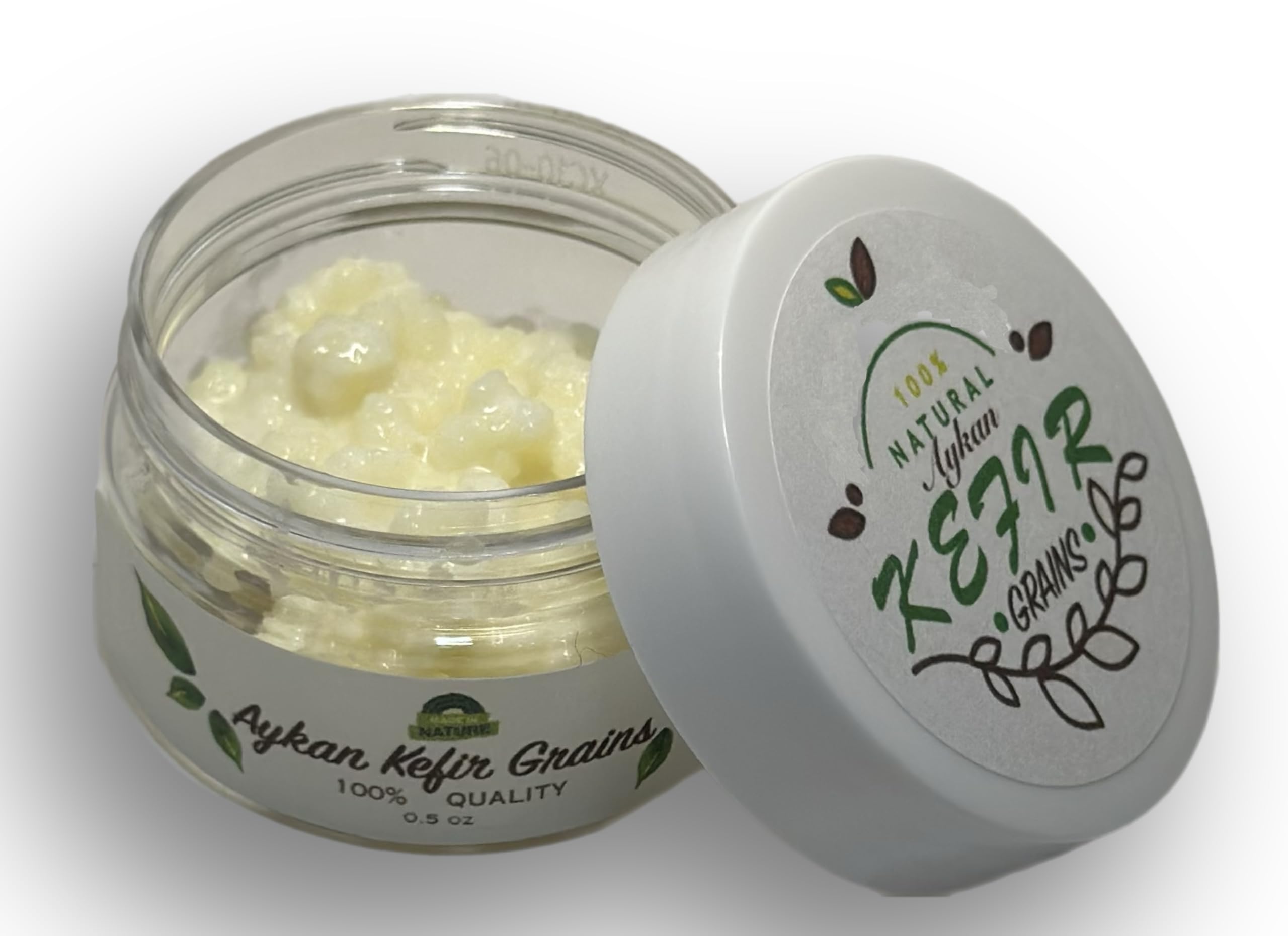 Milk Kefir Grains, Fresh Live Active Probiotic Starter Cultures, Grows Fast, Pajaritos, Bulgaros de Leche, 2 TBSP, 6 TSP