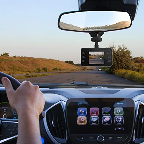 COBY High-Definition Car Dash cam | 1080P HD Wide-Angle Lens Car Camera | Night Vision Camera Recording & Motion Detector | 2.2β Display Dashcam | Auto On/Off & Loop Recording Micro SD | Plug-and-Play