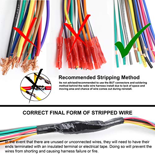 Xtenzi 16 Pin Car Radio Wire Harness Compatible with Pioneer CD DVD Navigation in-Dash - XT91011-5