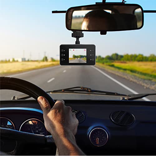 COBY High-Definition Car Dash cam | 1080P HD Wide-Angle Lens Car Camera | Night Vision Camera Recording & Motion Detector | 2.2β Display Dashcam | Auto On/Off & Loop Recording Micro SD | Plug-and-Play