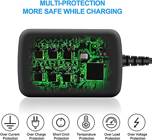 Marg AC Adapter for Philips PD9012M PD9012 M PD9012M/37B PD9012M/37 Portable Dual Screen DVD Player 9-12V DC Power Supply Cord Cable PS Charger Mains PSU
