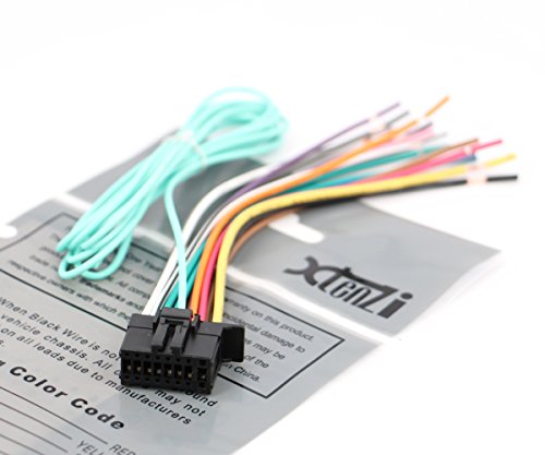 Xtenzi 16 Pin Car Radio Wire Harness Compatible with Pioneer CD DVD Navigation in-Dash - XT91011-5