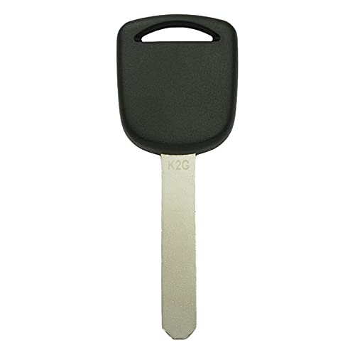 Keyless2Go Replacement for New Uncut Transponder Chip Ignition Car Key HO01